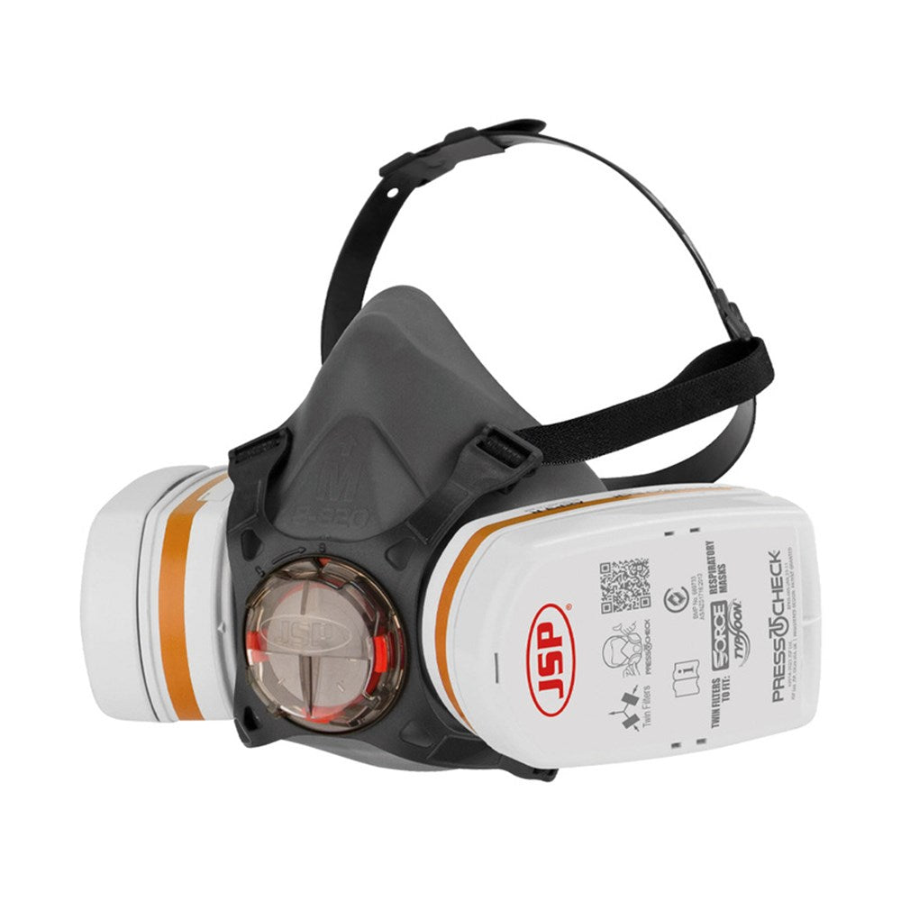 JSP Force Typhoon 8 Half Mask Respirator Pack With A2P2 Filters – Trade ...